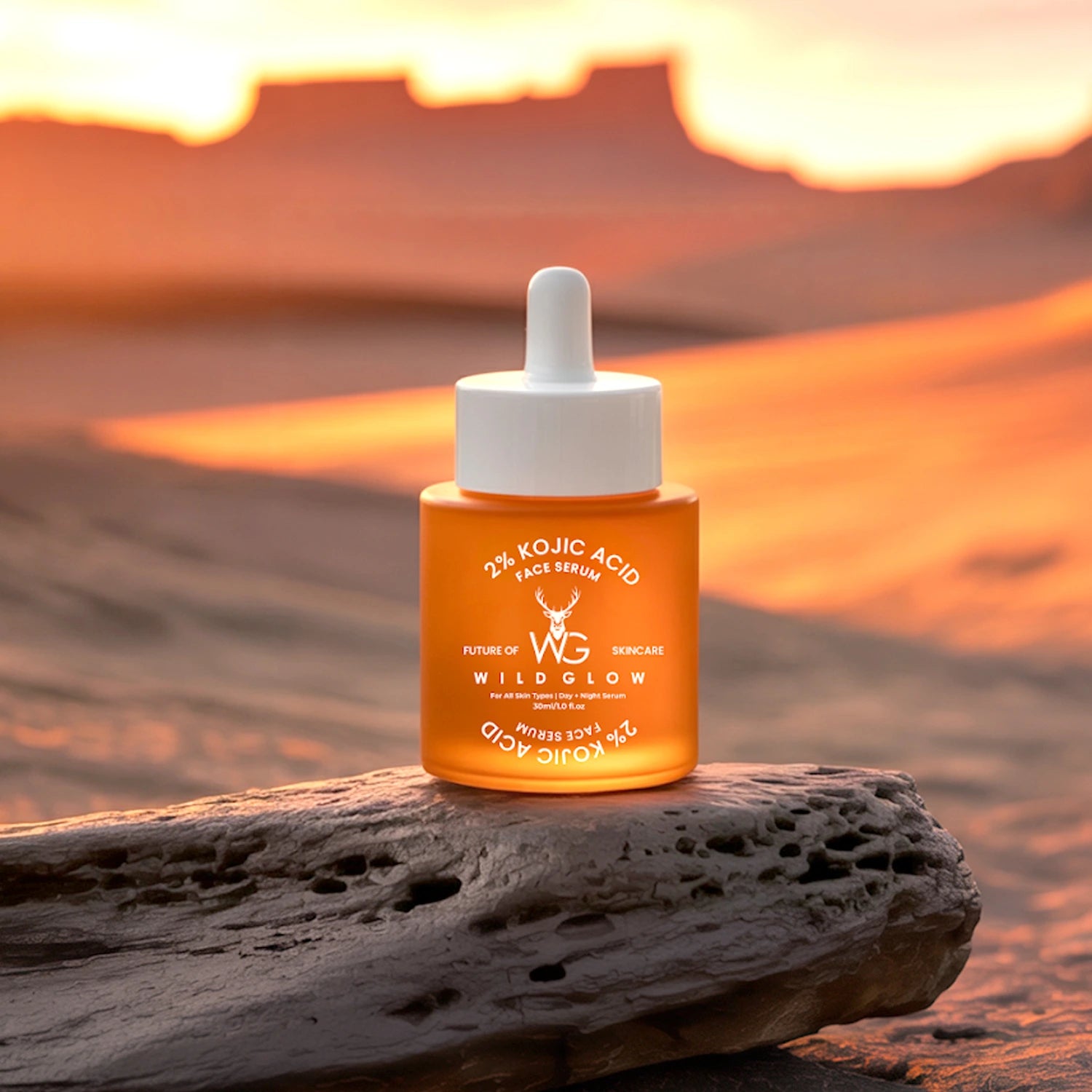 Buy 2% Kojic Acid Face Serum and Skin Brightening Serum at Wildglow