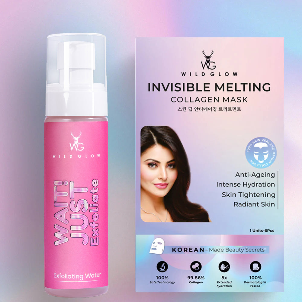Combo Offer - Invisible Collagen Mask For Anti-Ageing With Face Toner
